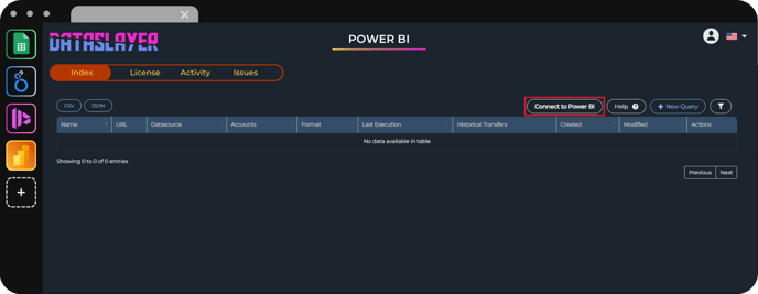 How to update my Dataslayer Power BI connector